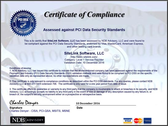 SiteLink PCI DSS Level 1 Security Recertification SiteLink News sitelink-pci-dss-level-1-security-recertification-sitelink-news